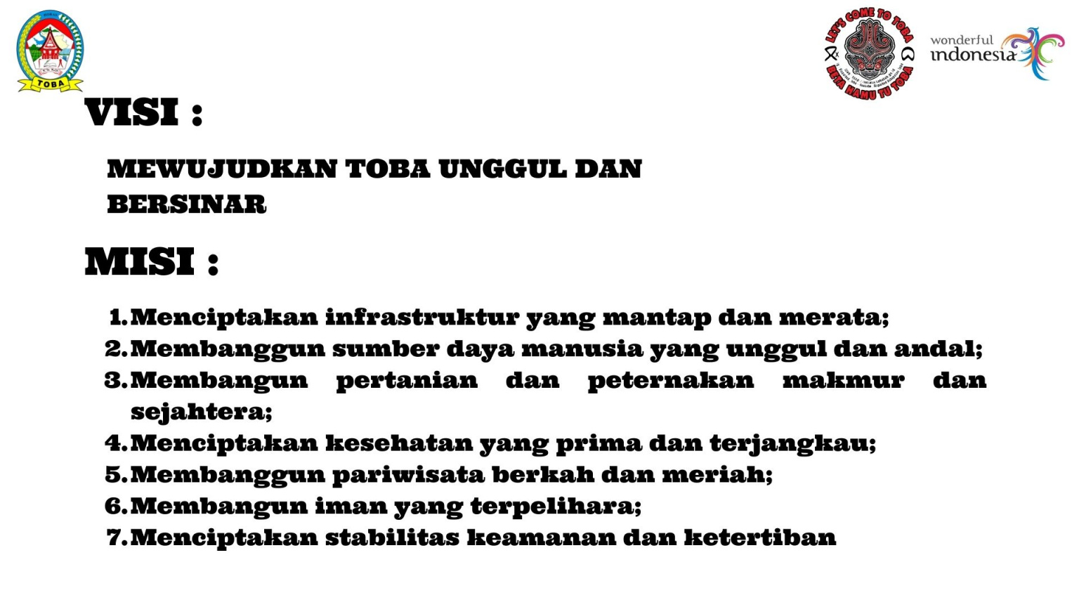 Visi dan Misi – Disbudpar